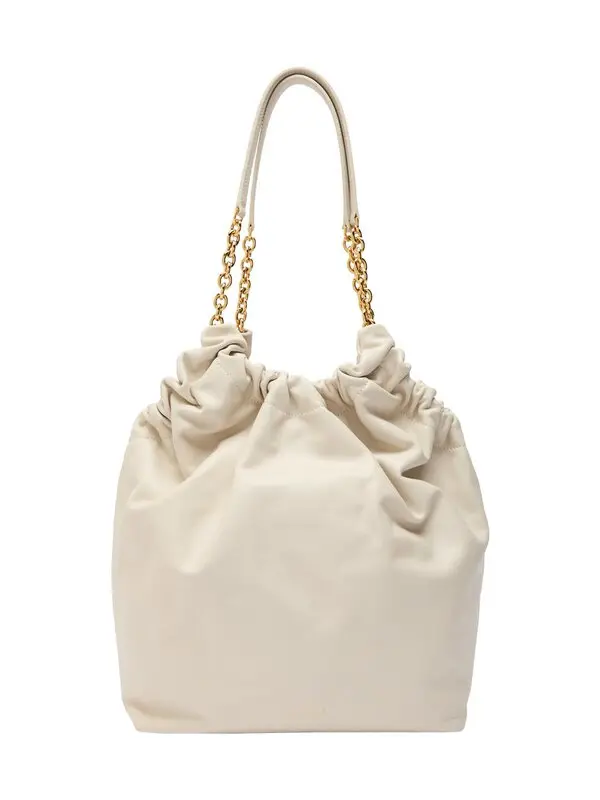 DEMELLIER Miami Leather Tote - Nude 5