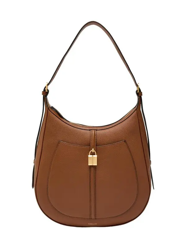 DEMELLIER Siena Grained Leather Tote - Tan