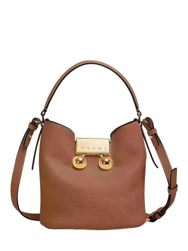 Marni Trunkaroo Bucket Bag - Brown