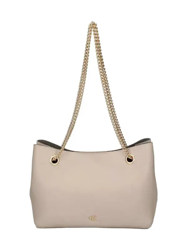 Calvin Klein Chain-strap Satchel - Neutrals