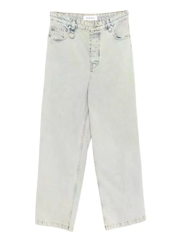 Études Studio Ring-detail Straight Leg Jeans - Blue