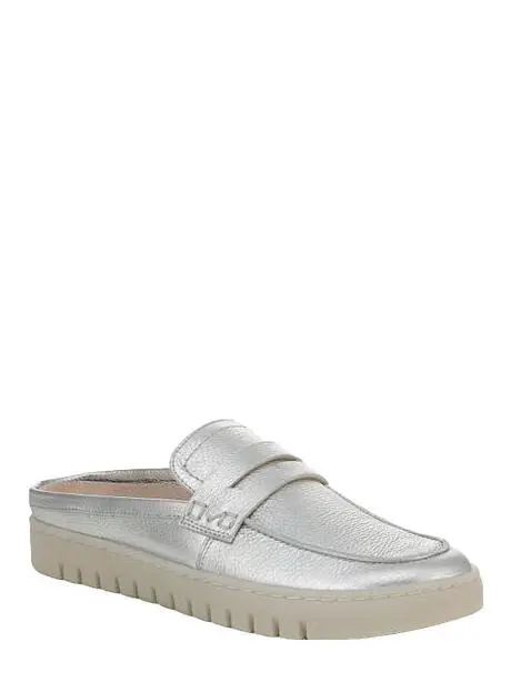 Vionic Uptown Penny Loafer Mule - Silver
