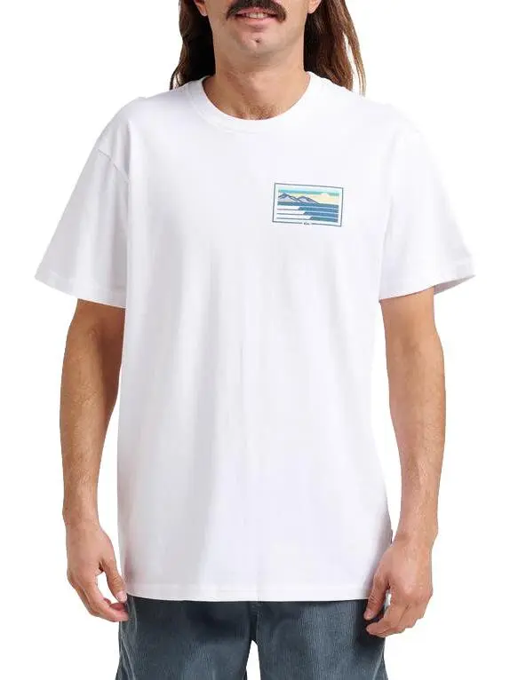 Quiksilver Coastal Vibes Graphic T-shirt - White