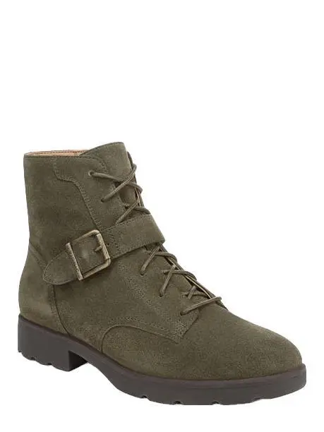 Vionic Catina Lace-up Bootie - Dark Olive