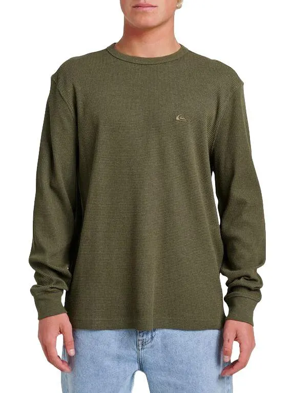 Quiksilver Nelson Long Sleeve Thermal Pullover - Grape Leaf