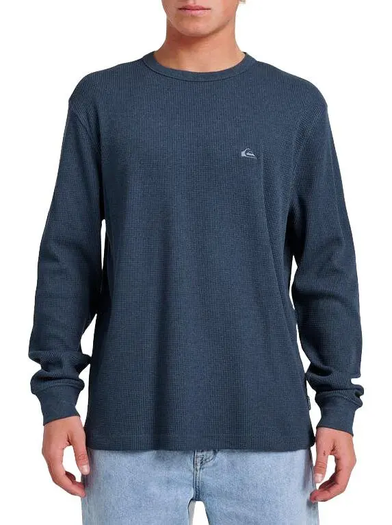 Quiksilver Nelson Long Sleeve Thermal Pullover - Sargasso Sea
