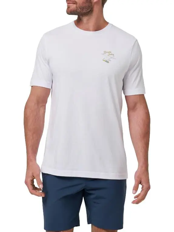 Travis Mathew Drink Ticket Graphic T-shirt - White