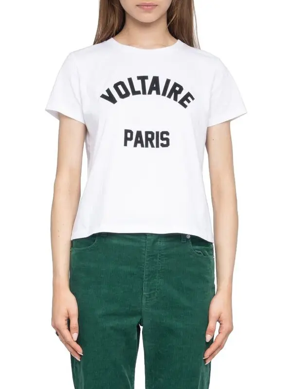 Zadig&Voltaire Cotton Graphic T-shirt - White