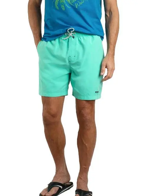 WEIRD FISH Banning Swim Short - Aqua Marine