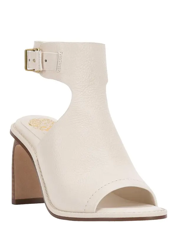 Vince Camuto Faelan Peep Toe Sandal - Coconut Cream
