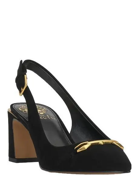 Vince Camuto Hamden Pointed Toe Slingback Pump - Black