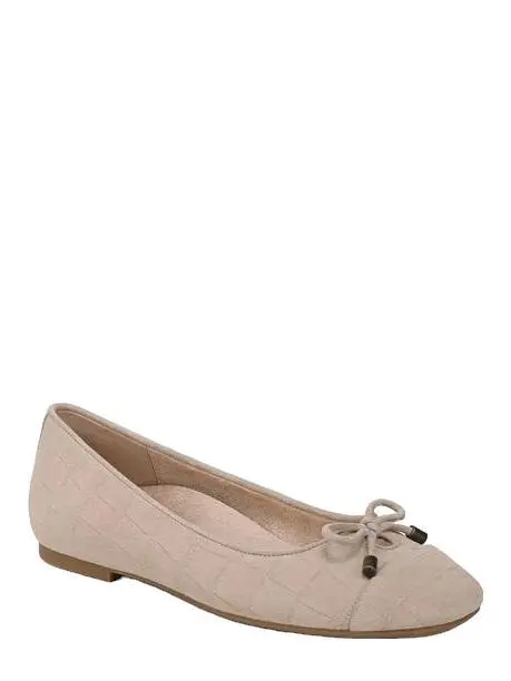 Vionic Klara Cap Toe Ballet Flat - Lucid Beige