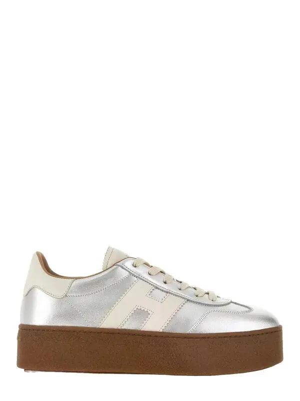 Hogan H698 Platform Sneakers - Silver
