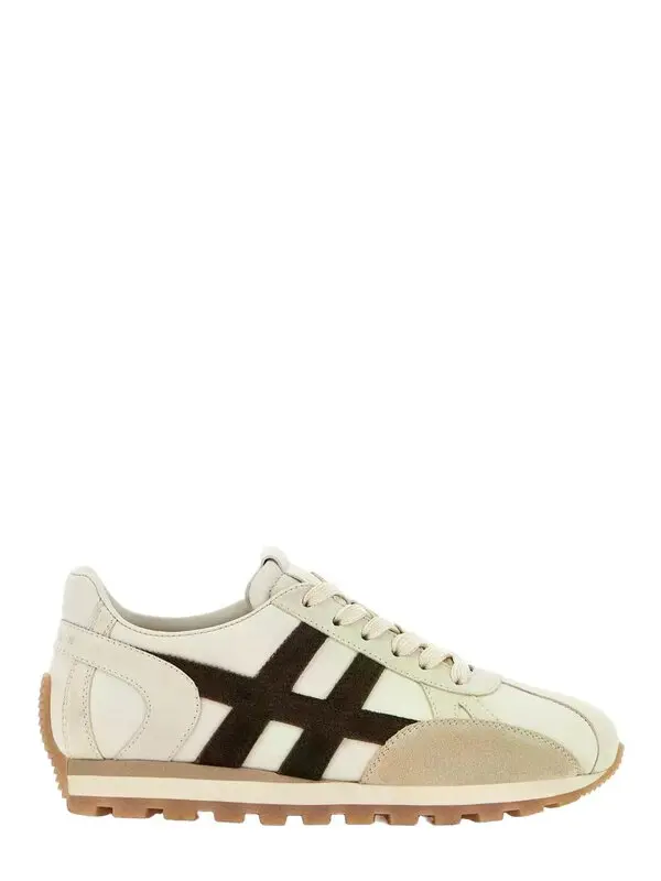 Hogan Leather Sneakers - Neutrals