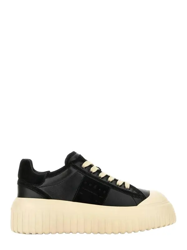 Hogan H-stripes Sneakers - Black