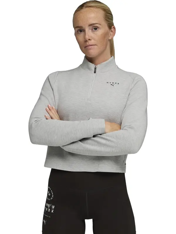 PUMA X Hyrox Quarter-zip Top - Gray