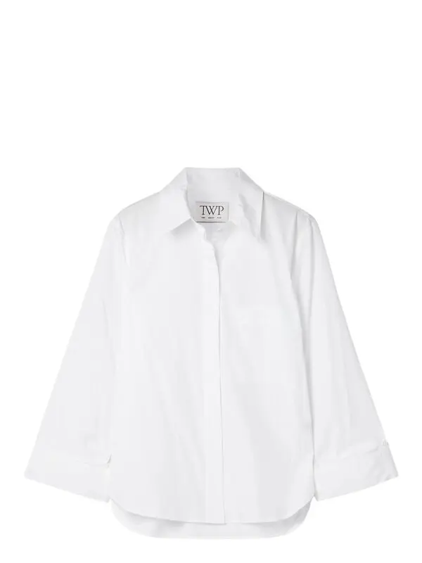 TWP - Boyfriend Cotton-Poplin Shirt