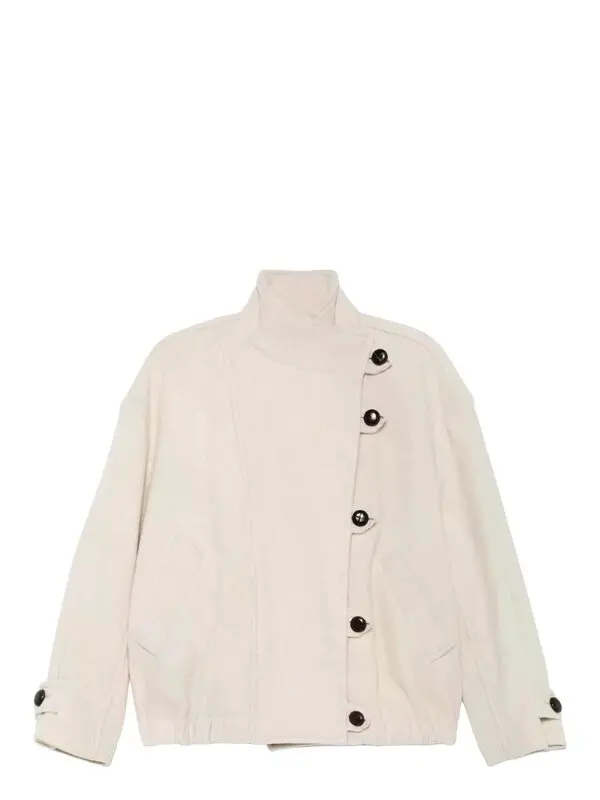 Isabel Marant Hanis Coat - Neutrals