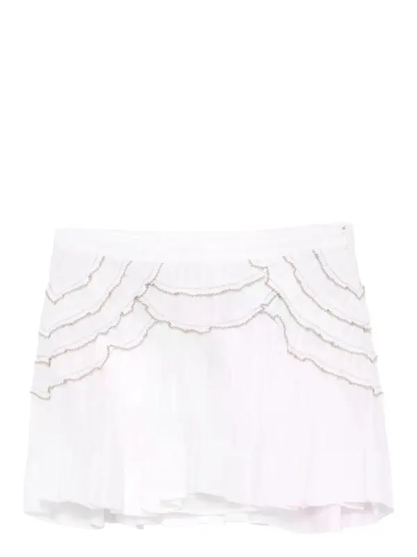 MARANT ETOILE Ceola Mini Skirt - Neutrals