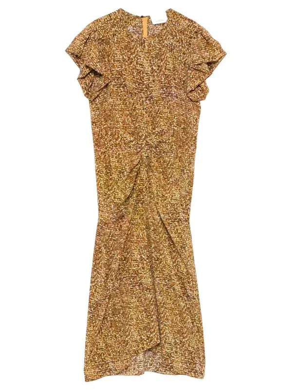Isabel Marant Terena Midi Dress - Yellow