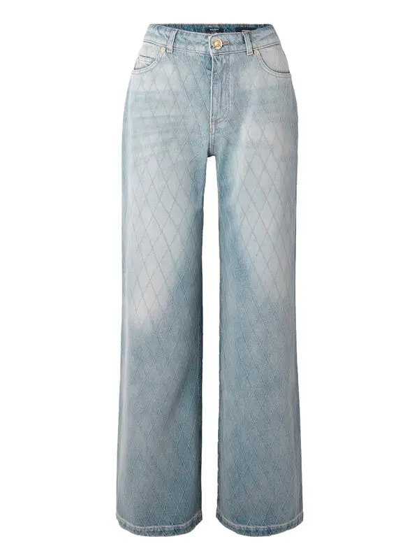 Balmain Straight-leg Jeans - Blue