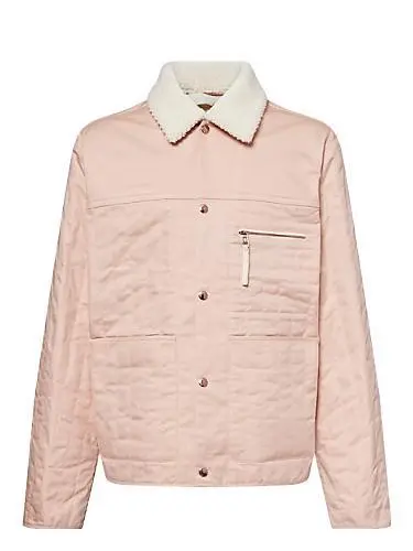 Moncler X Gilga Farm Donald Glover Kishus Cotton-blend Jacket - Peach