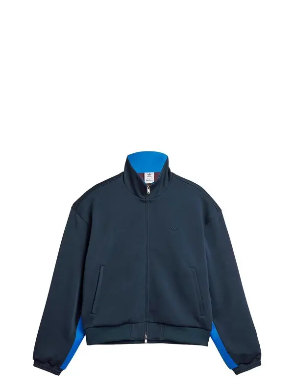 Adidas Originals By Alexander Wang Wales Bonner Two-tone Piqué Track Jacket - Navy