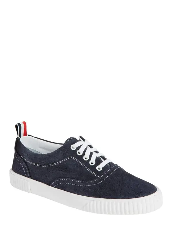 Thom Browne Heritage Low Top Sneaker - Navy