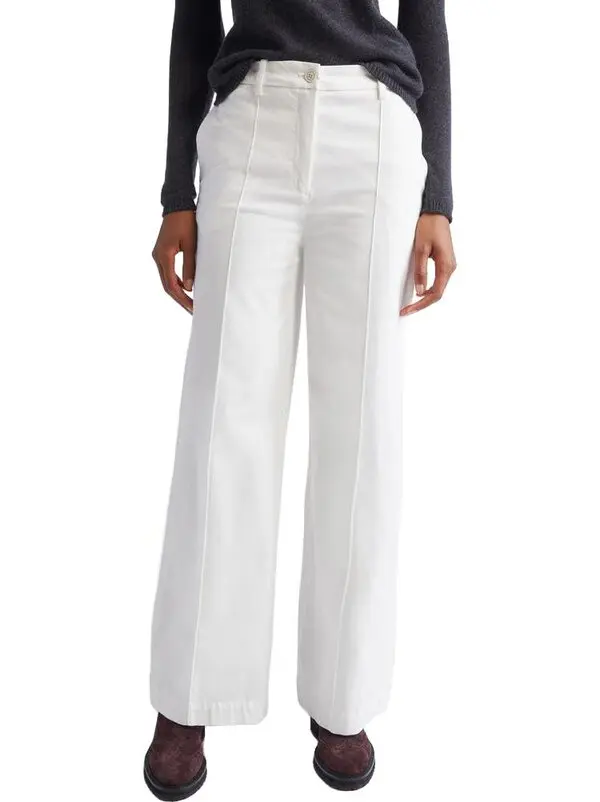 Eleventy Wide-leg Trousers - 01 White