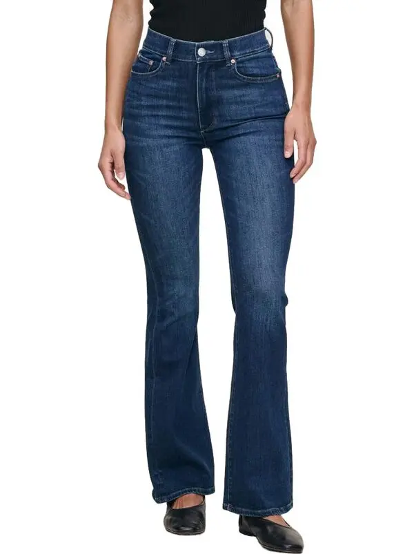 DL1961 Bridget Instasculpt™ High Rise Bootcut Jeans - Sea Front