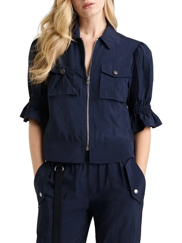 Cinq À Sept Holly Parachute Jacket - Navy