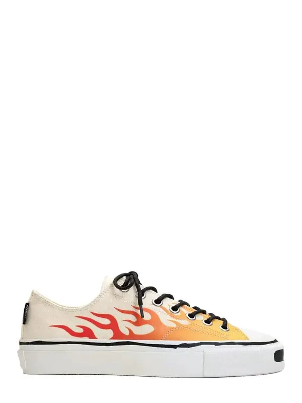 KAMIYA Joey Flame-print Sneakers - White