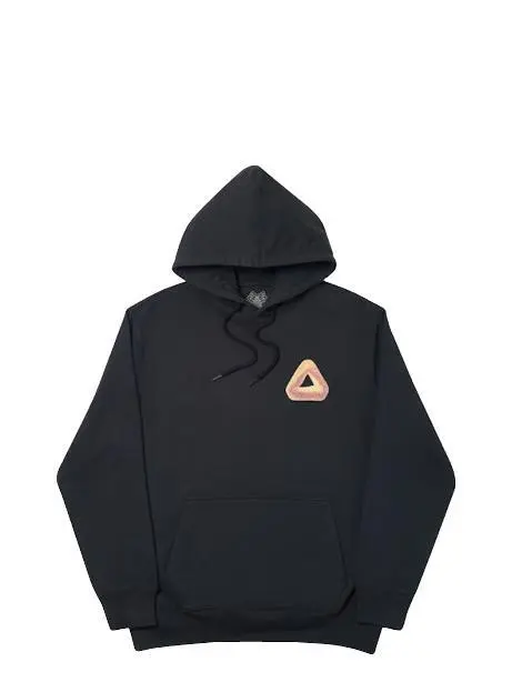 PALACE Tri-bagel Hood - Black