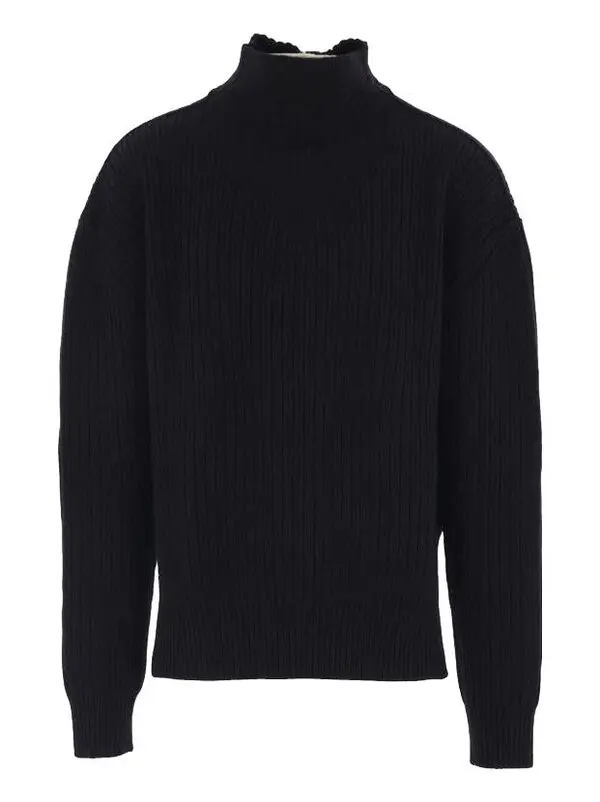 Rick Owens Turtleneck Sweater - Black