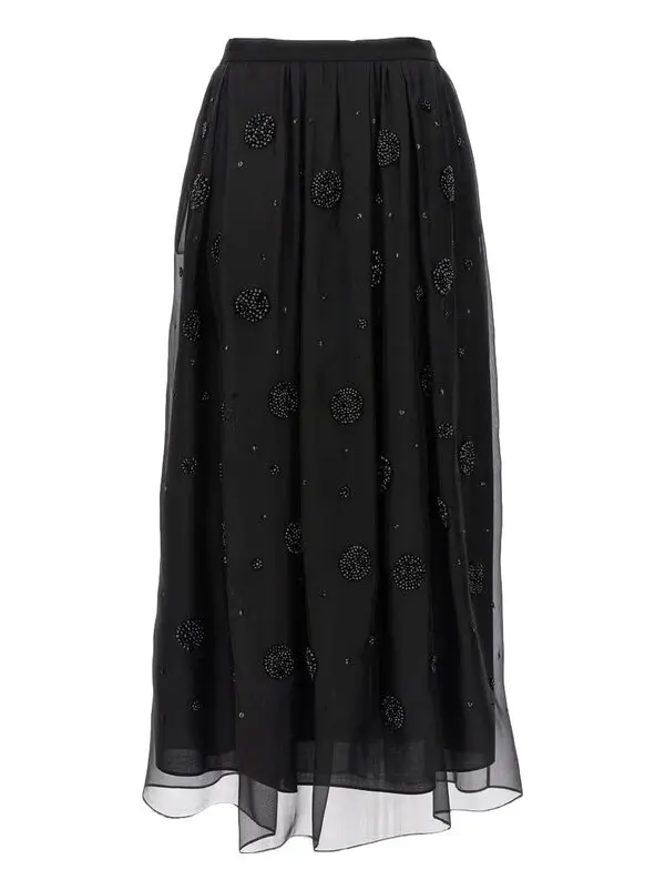 MAX MARA STUDIO Wilma' Skirt - Black