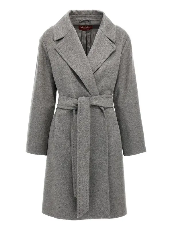 Max Mara Pazzo' Cashmere Coat - Gray