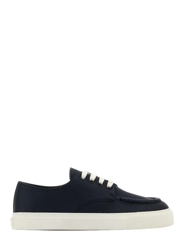 Prada Leather Sneakers - Blue