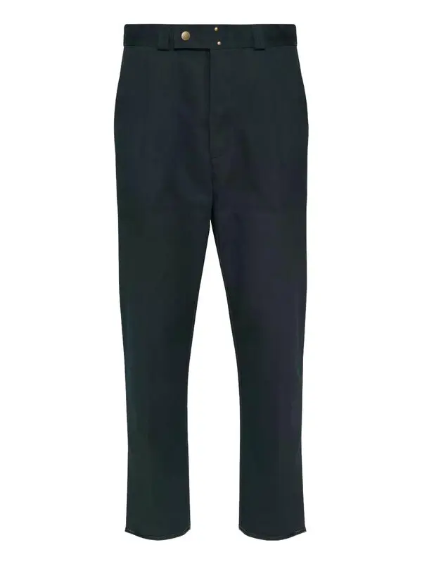 MAISON MARGIELA Tapered High-rise Trousers - Blue