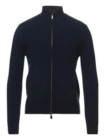 MOORER Cardigan In Cashmere - Blue
