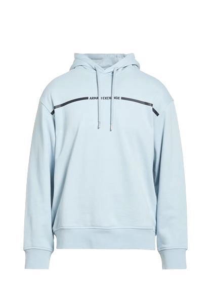 Armani Exchange Cotton Hooded Sweatshirt - Blue