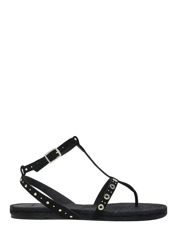 CastaÑer Pati Studded Sandals - Black