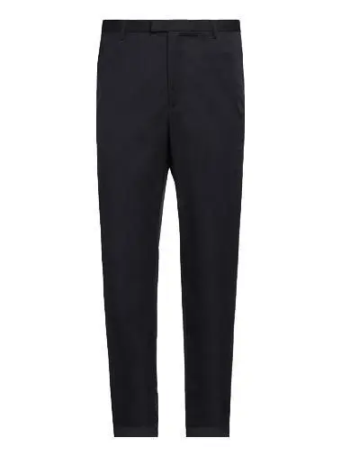 Emporio Armani Tailored Virgin Wool Tapered Pants - Navy