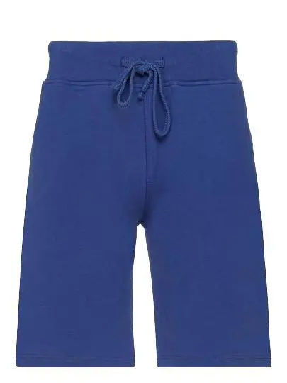 AERONAUTICA MILITARE Cotton-elastane Athletic Shorts - Blue