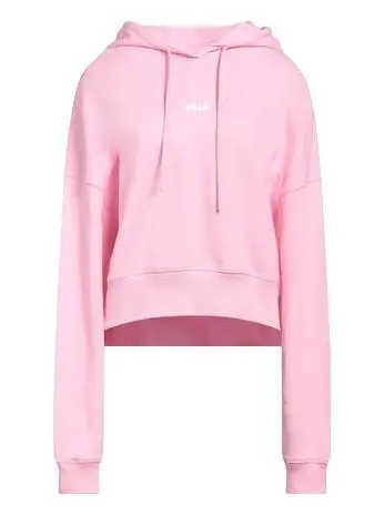 MSGM Cotton French Terry Sweatshirt - Pink