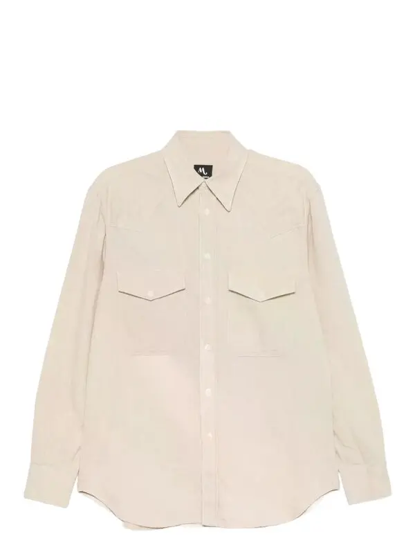 DOPPIAA Double-pocket Shirt - Neutrals