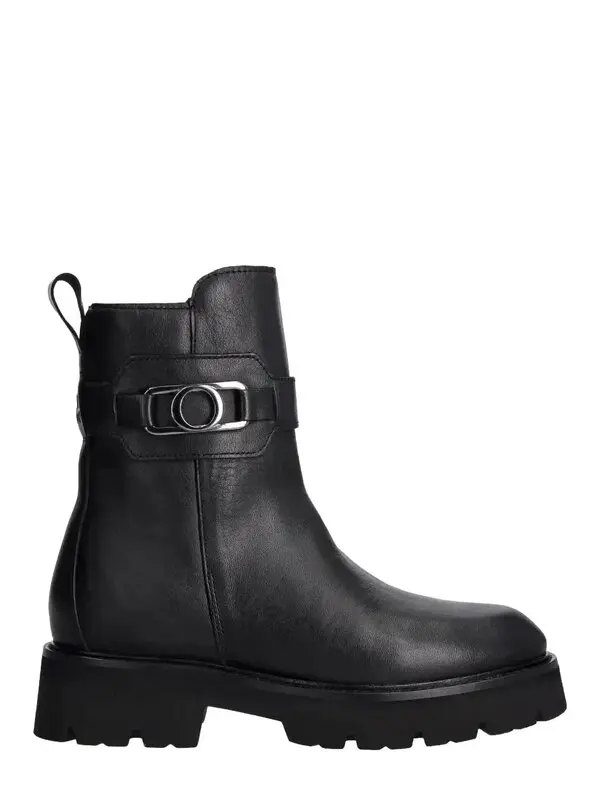 Marc O'polo Buckle-fastening Leather Boots - Black