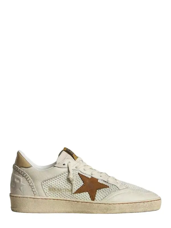 GOLDEN GOOSE Ball Star Leather Sneakers - Neutrals