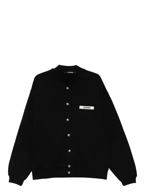 Jacquemus Gros Grain Cardigan - Black