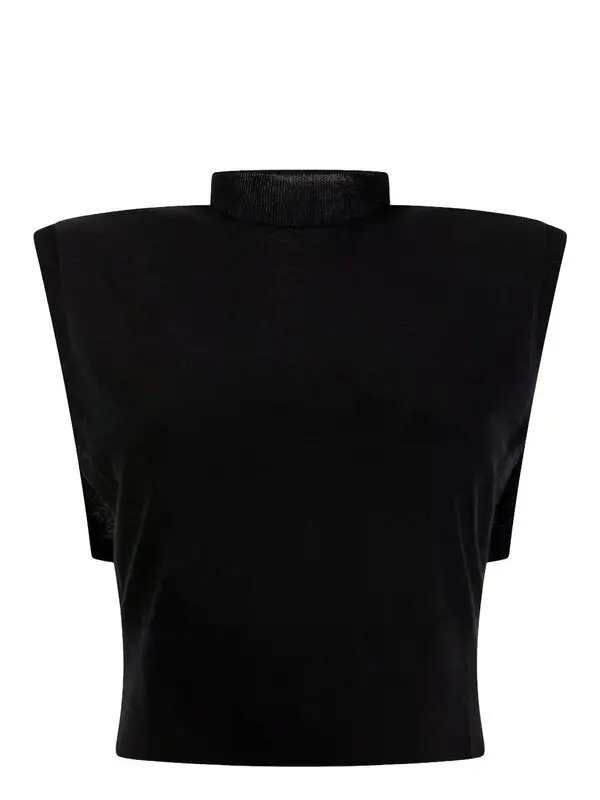 Max Mara High-neck Sleeveless Top - Black