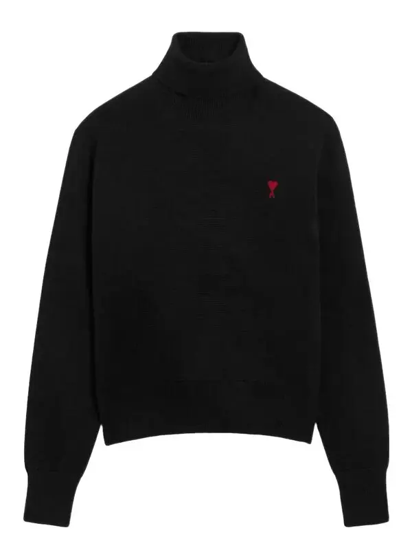 Ami De Coeur Turtleneck Sweater - Black